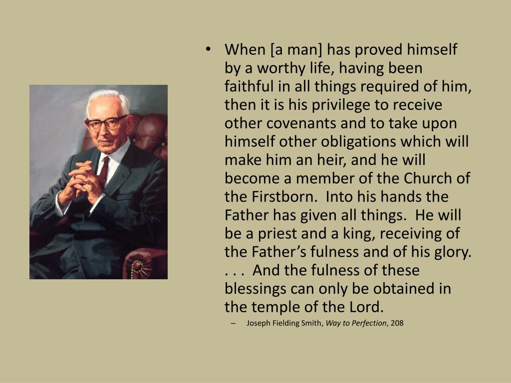 PPT - The Oath and Covenant of the Priesthood; or, a Revelation on the ...