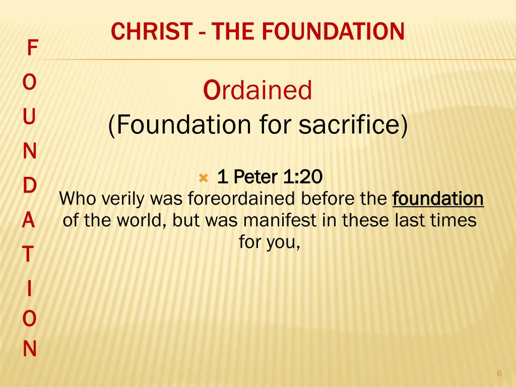 PPT - Building on the Foundation of Christ: Key Principles for a Strong ...