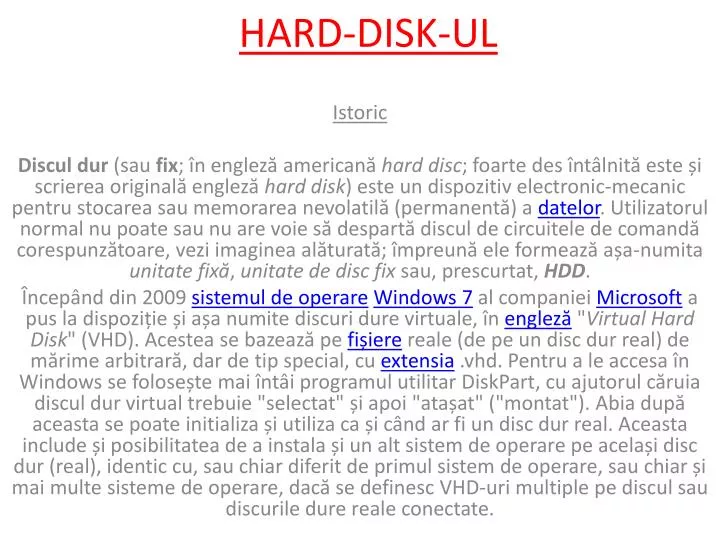 PPT - HARD-DISK-UL PowerPoint Presentation, free download - ID:2163702