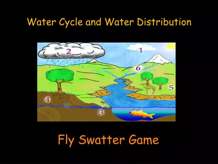 PPT - Water Cycle and Water Distribution PowerPoint Presentation, free ...