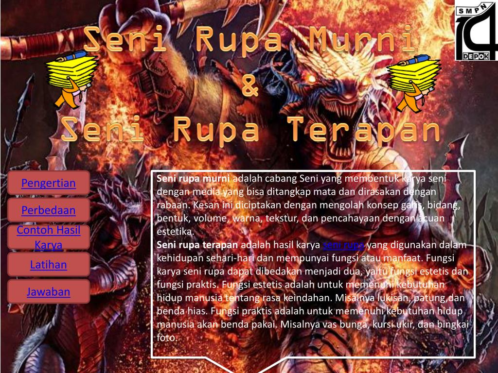 PPT - Seni rupa murni & Seni rupa terapan PowerPoint Presentation - ID ...