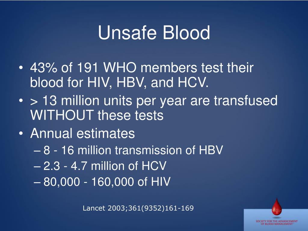 PPT - Transfusion Free Medicine – Outdated Practice or Revolutionary ...
