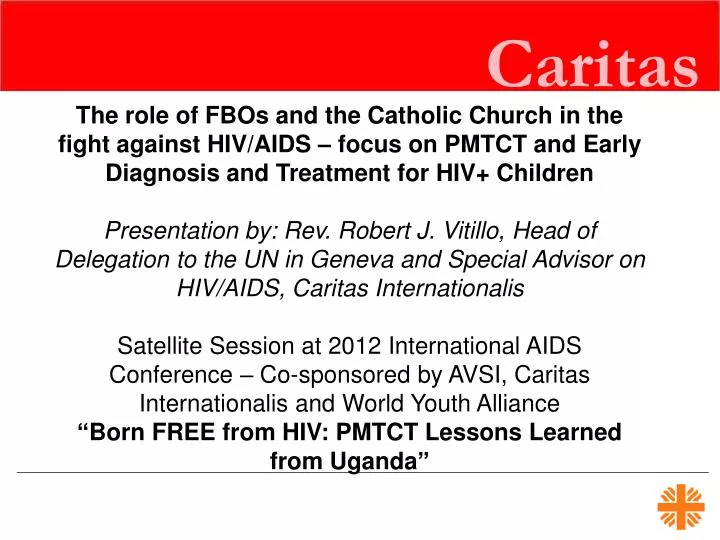 PPT - Caritas PowerPoint Presentation, free download - ID:2164883