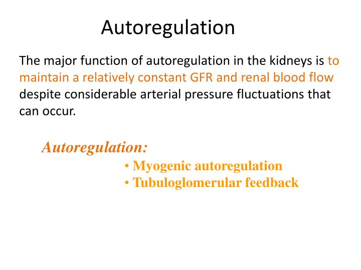 PPT - GLOMERULAR FILTERATION PowerPoint Presentation - ID:2165375
