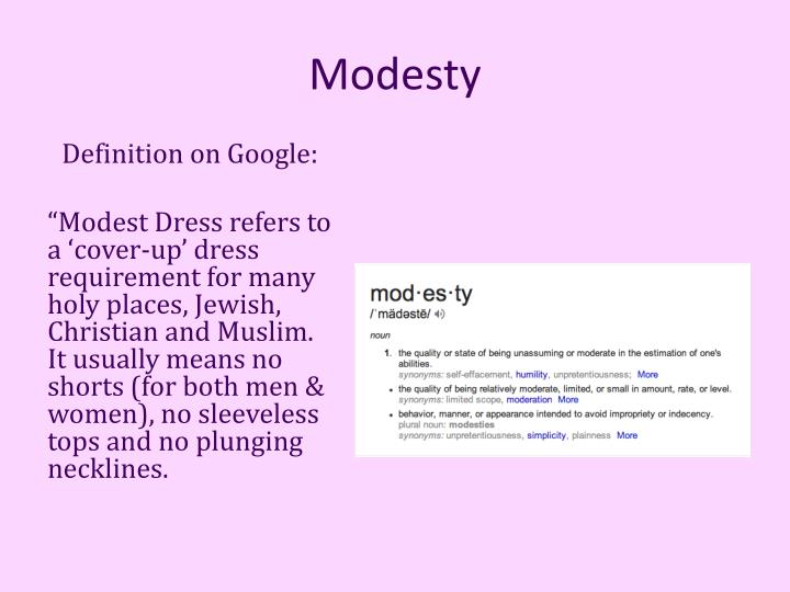 PPT - MODESTY and the MORMONS PowerPoint Presentation - ID:2165510