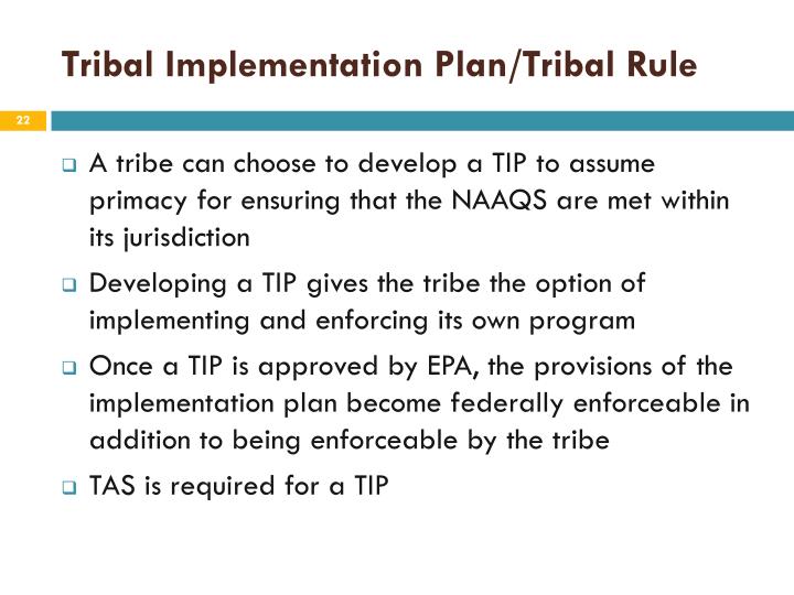 PPT - Tribal New Source Review Implementation PowerPoint Presentation ...