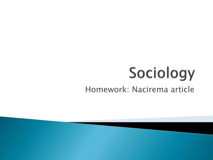 PPT - Sociology PowerPoint Presentation, free download - ID:2166311