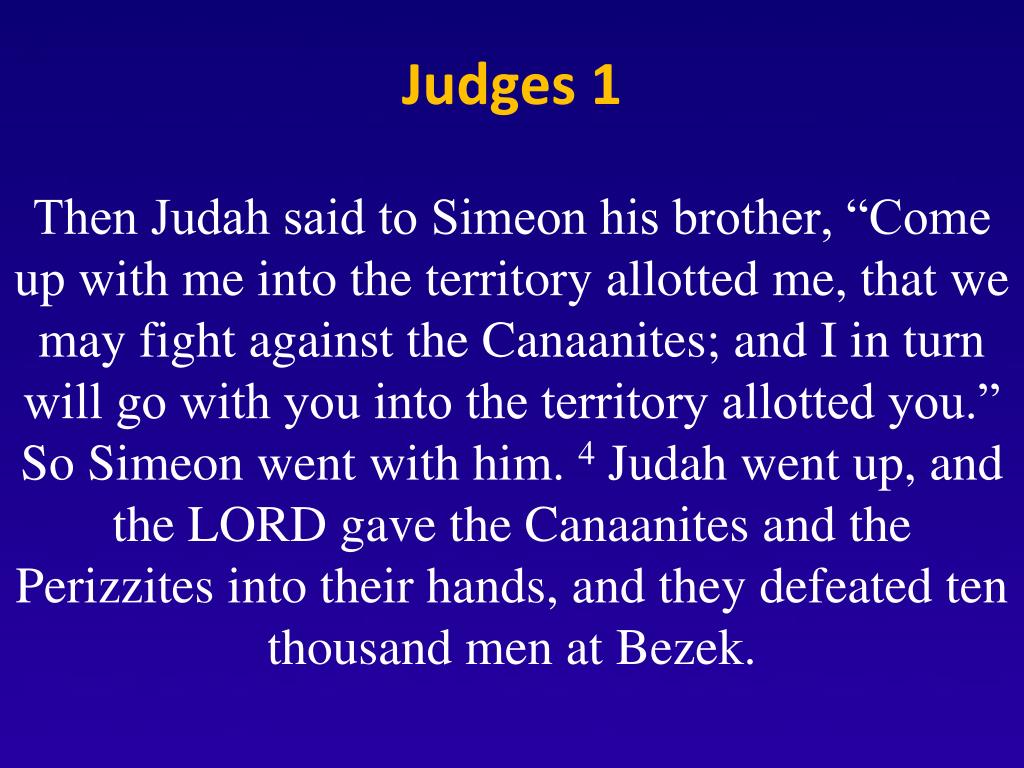 PPT - The Era of the Judges A Few Good Men and Women PowerPoint ...