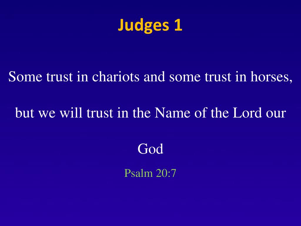 PPT - The Era of the Judges A Few Good Men and Women PowerPoint ...