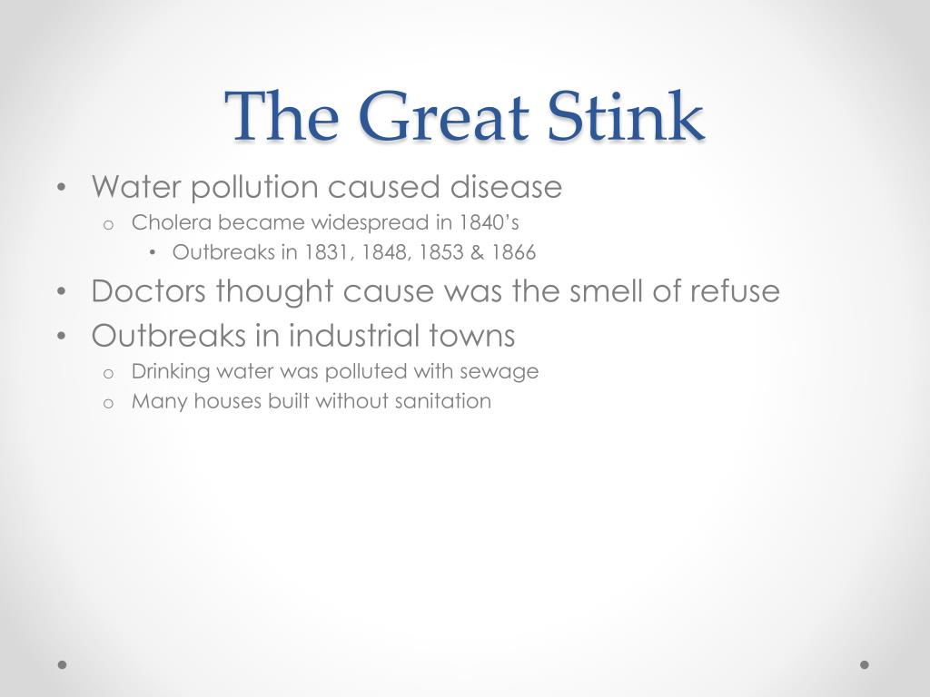 PPT - Victorian London, the Thames, & the Great Stink PowerPoint ...