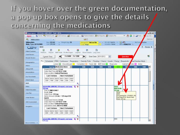 PPT - Nursing student documentation in epic PowerPoint Presentation ...
