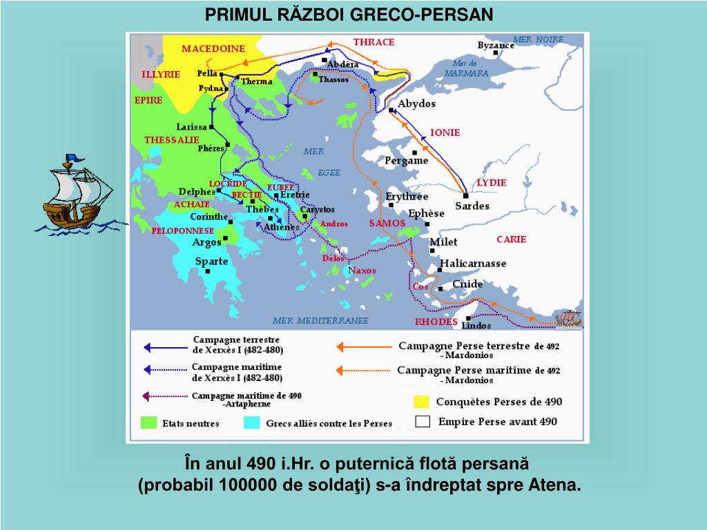 PPT - În sec VI î.Hr. cetăţile greceşti din Asia Mică sunt cucerite ...