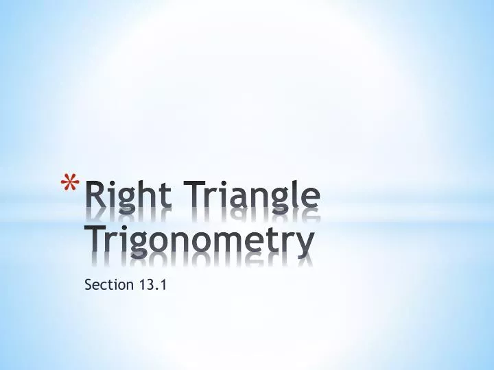 PPT - Right Triangle Trigonometry PowerPoint Presentation, free ...