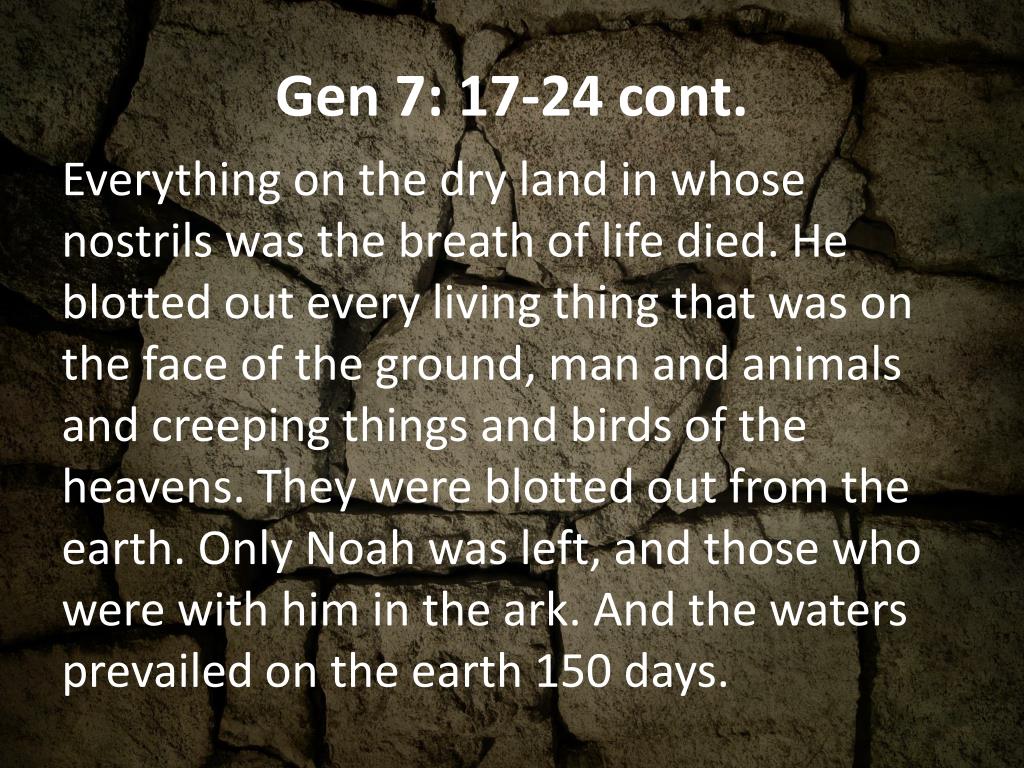 PPT - Noah: Salvation , Suffering & the Sovereignty of God Genesis 7:1 ...
