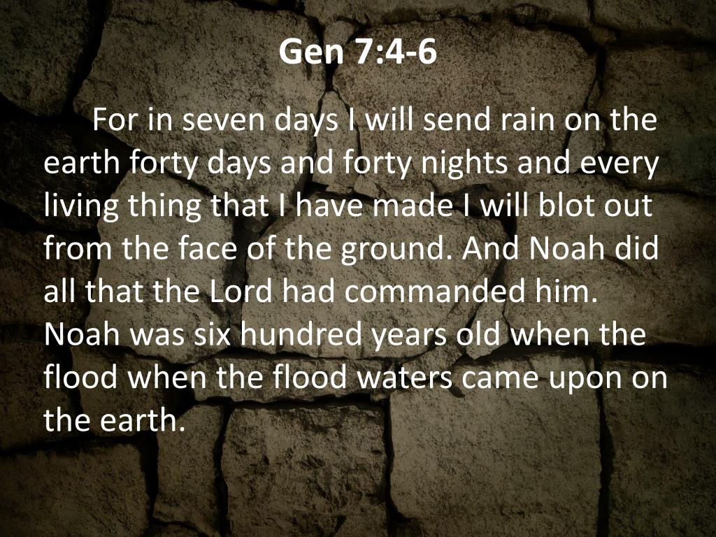 PPT - Noah: Salvation , Suffering & the Sovereignty of God Genesis 7:1 ...
