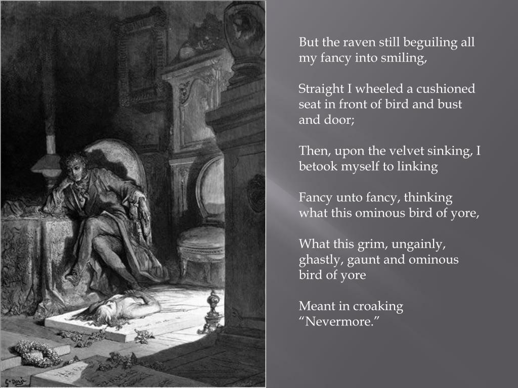 PPT - The Raven Written by Edgar Allan Poe Illustrated by Gustave Doré ...