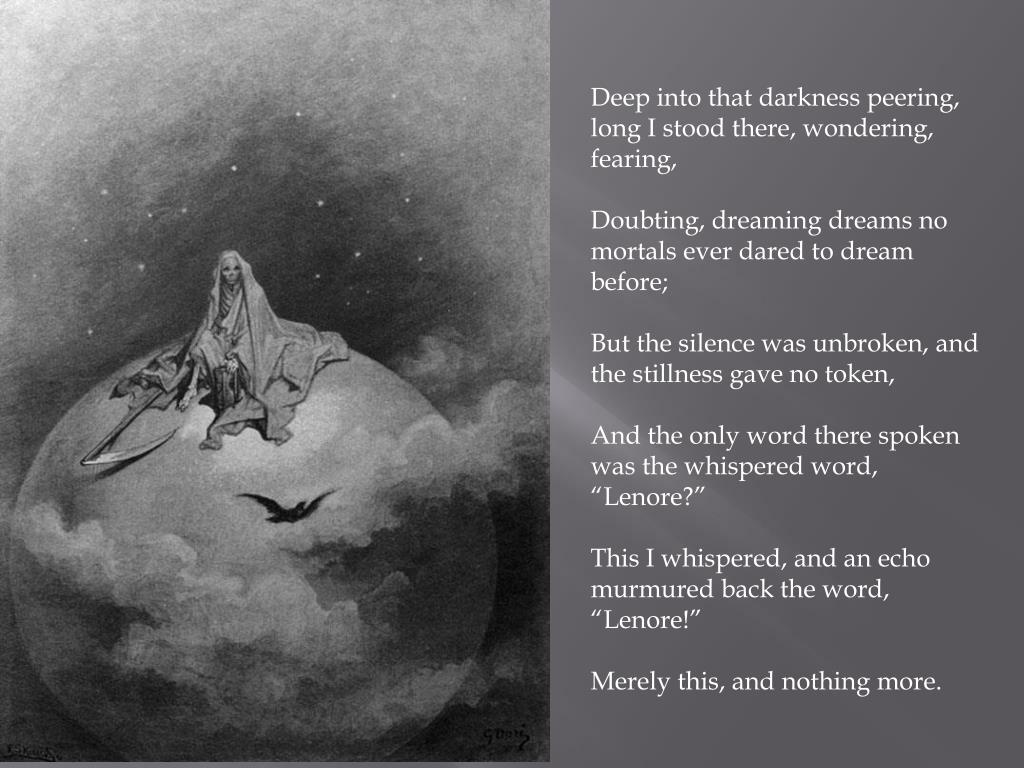 PPT - The Raven Written by Edgar Allan Poe Illustrated by Gustave Doré ...