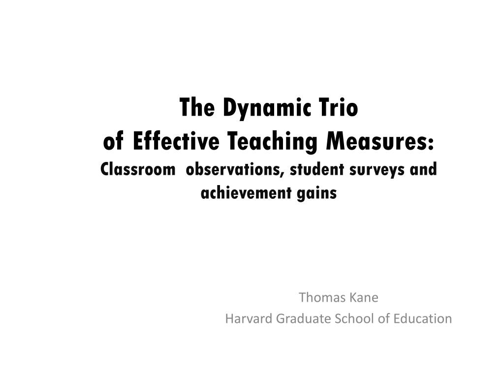 PPT - Thomas Kane Harvard Graduate School of Education PowerPoint ...