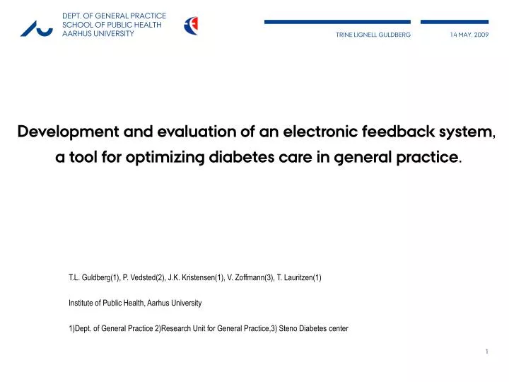 PPT - Development and evaluation of an electronic feedback system ...