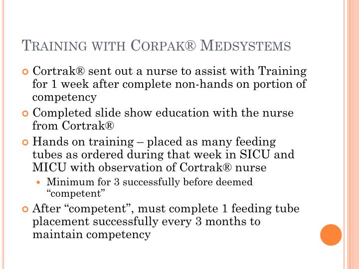 PPT - Feeding Tube Placements: Dietitian training and the Procedure ...