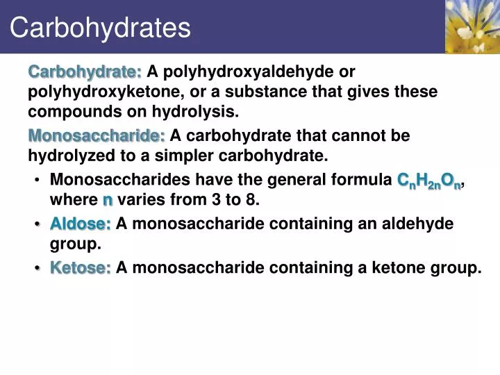 PPT - Carbohydrates PowerPoint Presentation, free download - ID:2170103