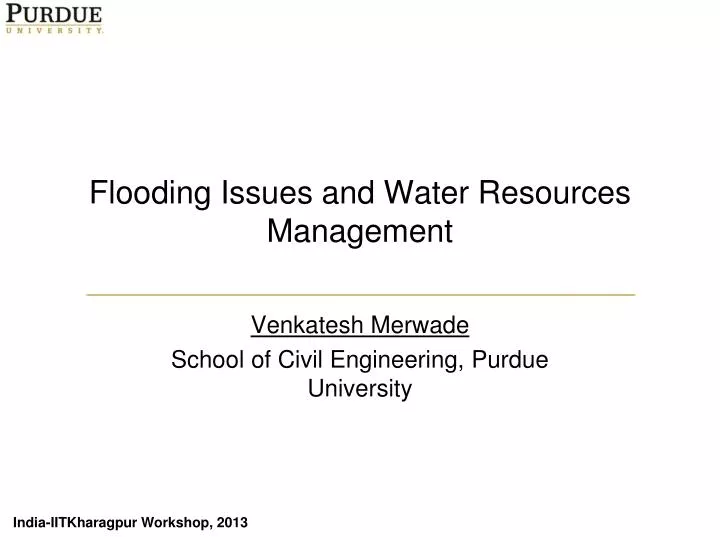 PPT - Flooding Issues and Water Resources Management PowerPoint ...