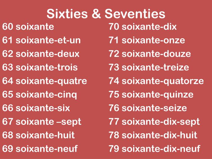 PPT - French Numbers 60-100! PowerPoint Presentation - ID:2172707