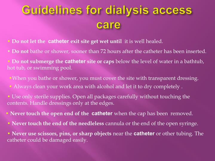 PPT - Infection Control in Dialysis Access PowerPoint Presentation - ID ...