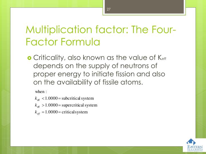 PPT - Criticality of Nuclear reactors and Geometric Buckling PowerPoint ...