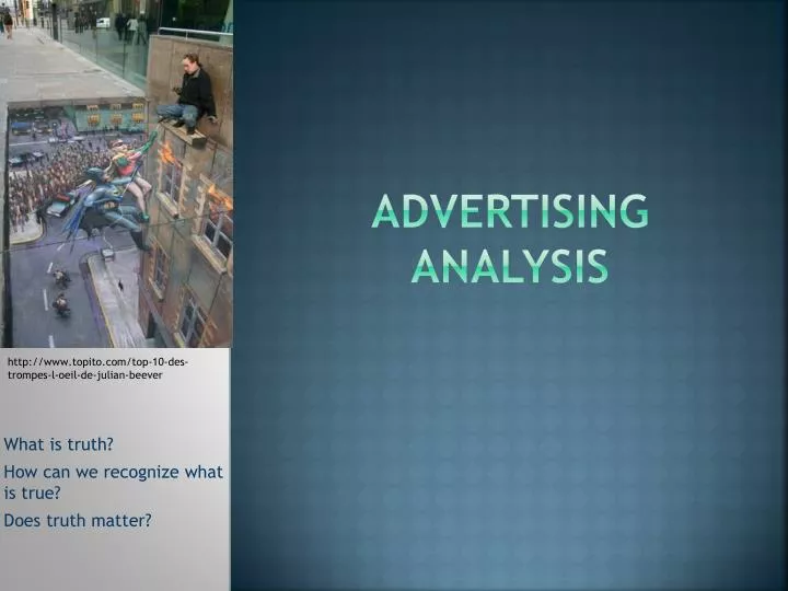 PPT - Advertising Analysis PowerPoint Presentation, free download - ID ...