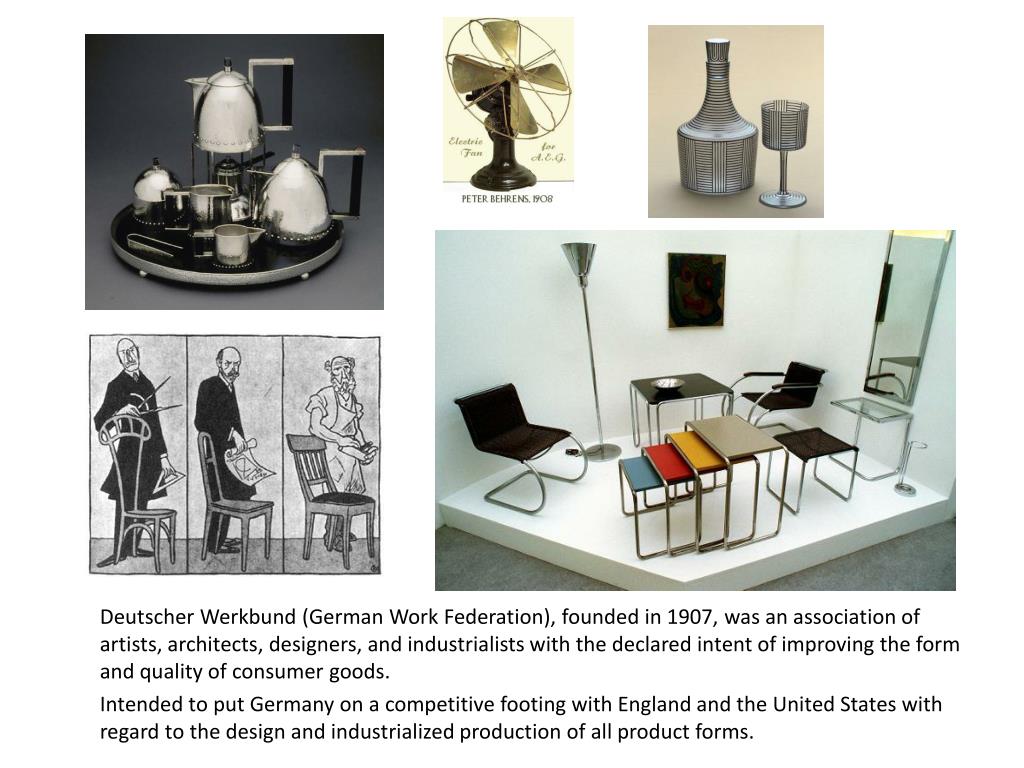 PPT - Responses to Mechanization: The Deutscher Werkbund and Futurism ...