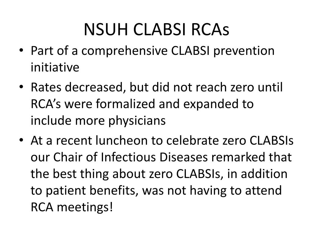 PPT - Conducting A Root Cause Analysis Nina Shik, MSN, RN, NEA-BC, CIC ...