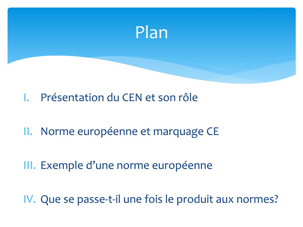 PPT - Les organismes de normalisation européens PowerPoint Presentation ...