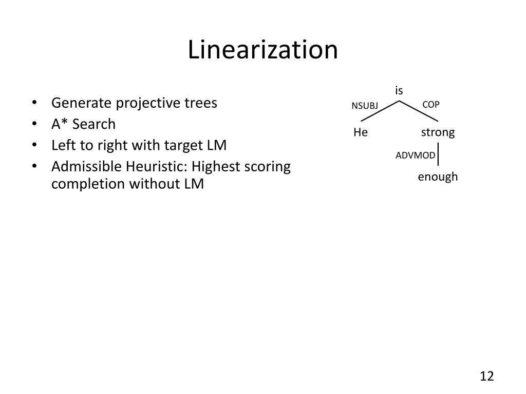 Ppt Dependency Tree To Dependency Tree Machine Translation Powerpoint Presentation Id2174103