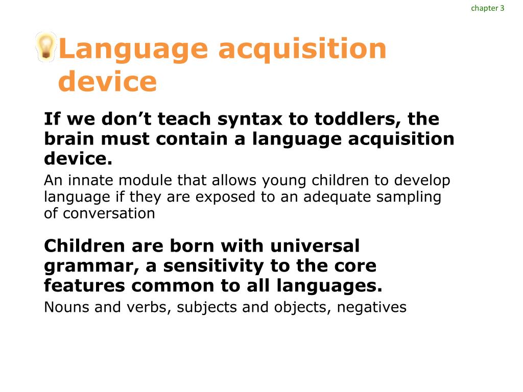 What Is Language Acquisition Device What Is Language Acquisition Device