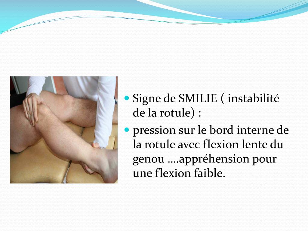PPT - EXAMEN CLINIQUE DU GENOU Docteur Alain MOUTET (Marseille ...