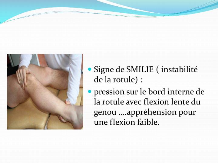 PPT - EXAMEN CLINIQUE DU GENOU Docteur Alain MOUTET (Marseille ...