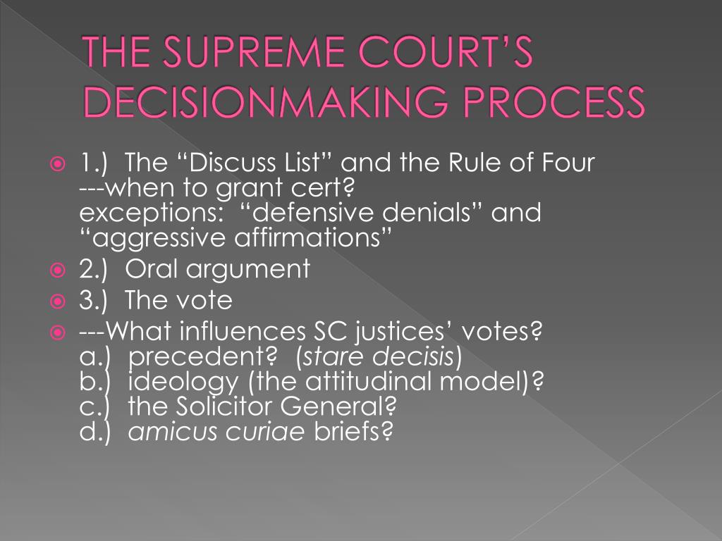 PPT - THE SUPREME COURT AND THE FEDERAL COURT SYSTEM PowerPoint ...