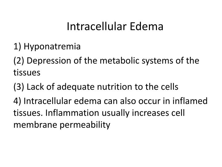 PPT - Edema PowerPoint Presentation - ID:2175664