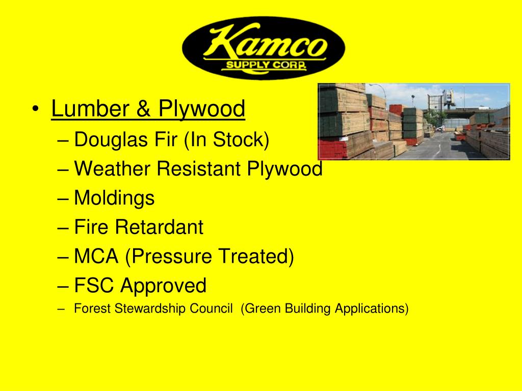 PPT - Kamco Supply Corp established 1939. Daily Service To Staten ...