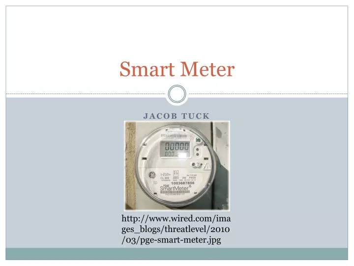 PPT - Smart Meter PowerPoint Presentation, free download - ID:2176088