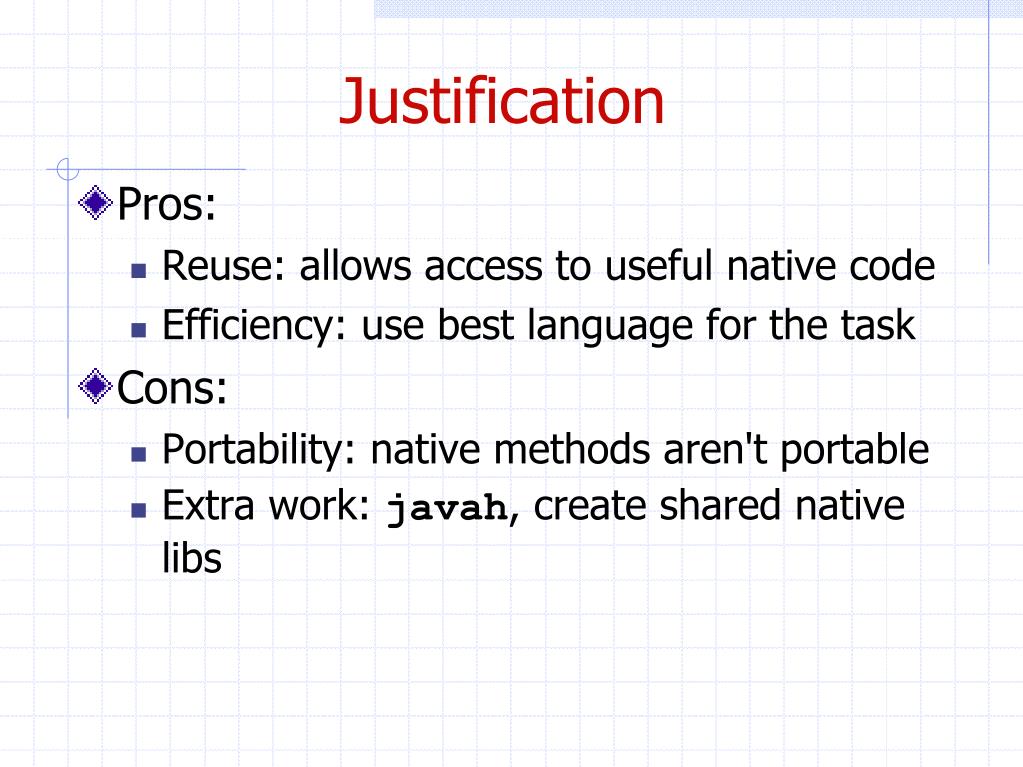 Ppt Java Native Interface Modified From Cs587x Lecture Department Of Computer Science