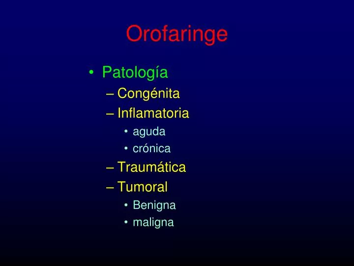 PPT - Orofaringe PowerPoint Presentation, free download - ID:2176368