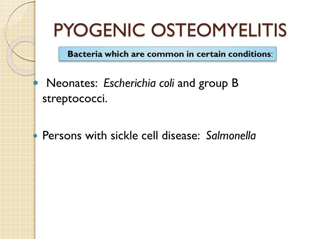 PPT - MUSCULOSKELETAL BLOCK Pathology OSTEOMYELITIS and SEPTIC ...