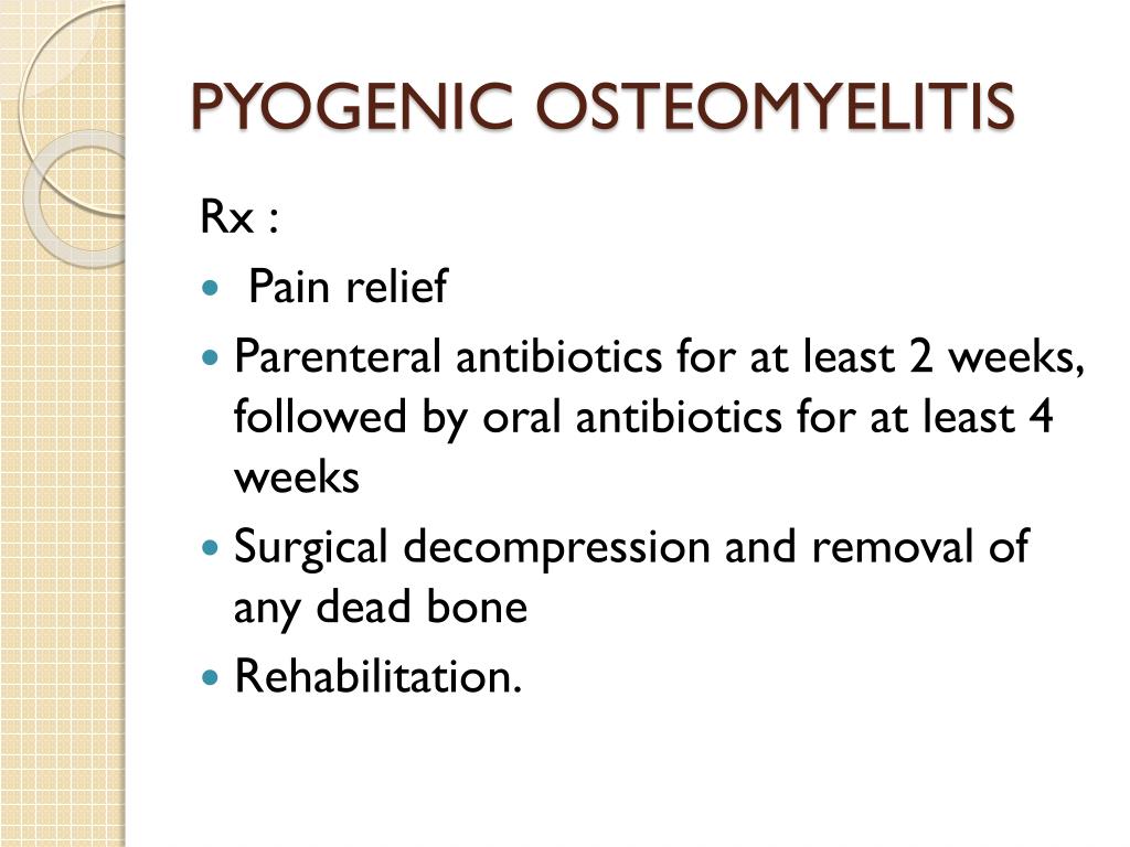 PPT - MUSCULOSKELETAL BLOCK Pathology OSTEOMYELITIS and SEPTIC ...