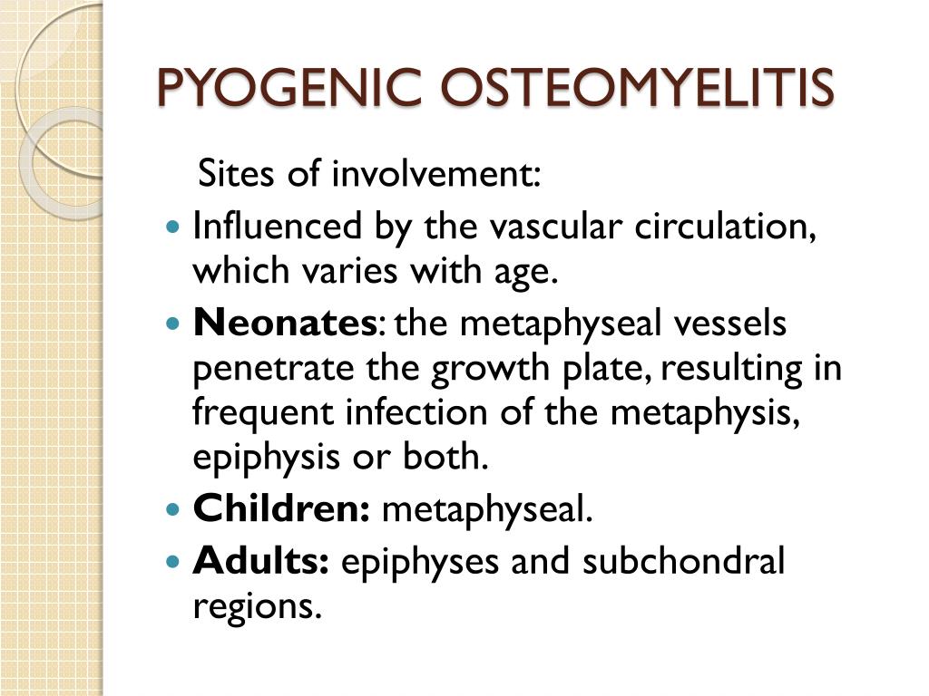 PPT - MUSCULOSKELETAL BLOCK Pathology OSTEOMYELITIS and SEPTIC ...
