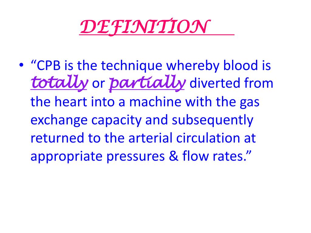 PPT - ANAESTHETIC CONSIDERATIONS IN CPB BY- DR SUCHIT KHANDUJA ...
