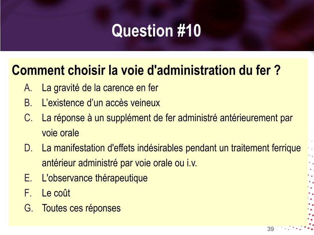PPT - Allez de l’avant avec l’anémie ferriprive PowerPoint Presentation ...