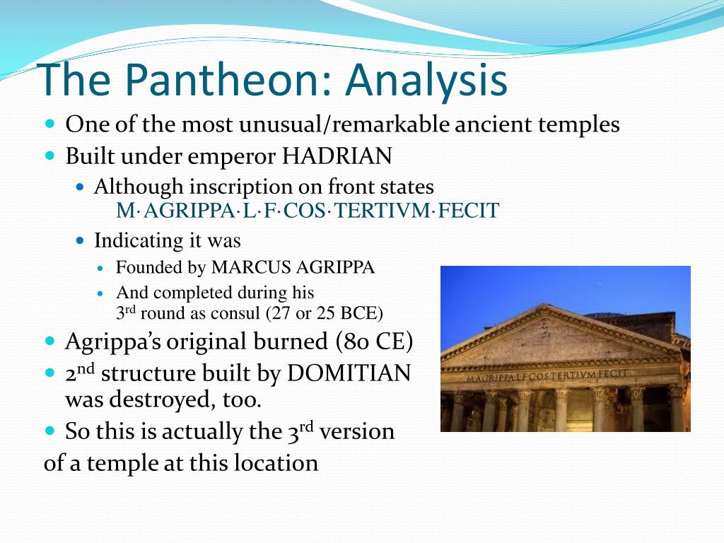 PPT - THE PANTHEON Rome, Italy, c. 126 CE PowerPoint Presentation, free ...