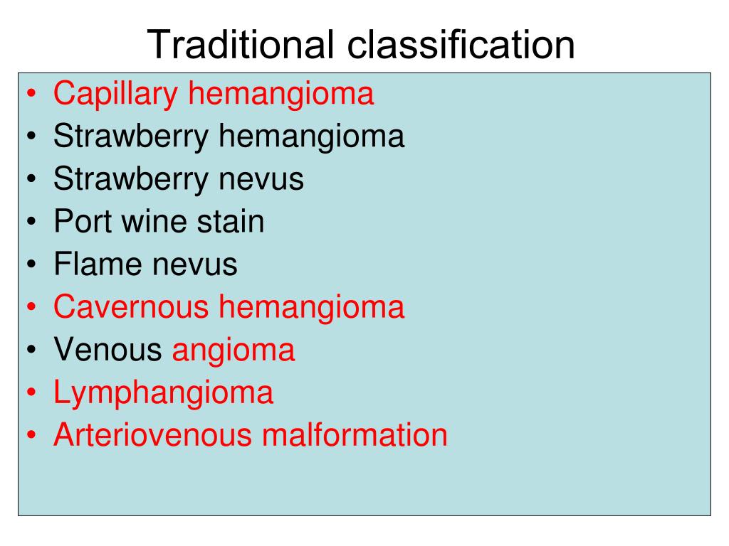 PPT - Updated ISSVA (International Society for the Study of Vascular ...